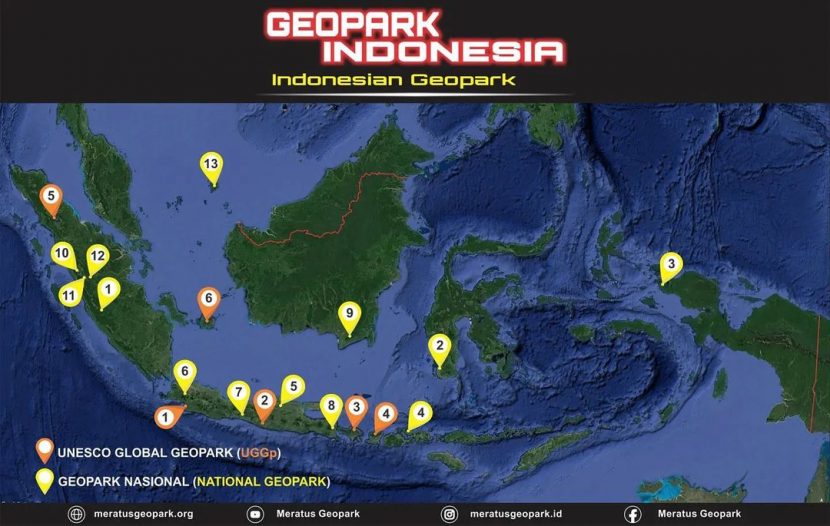 Saat Ini Geopark Yang Ada Di Indonesia Berjumlah 19 Geopark. – Bappeda ...