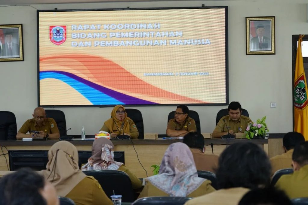 Rapat Koordinasi Bidang Pemerintahan dan Pembangunan Manusia – Bappeda Provinsi Kalimantan Selatan